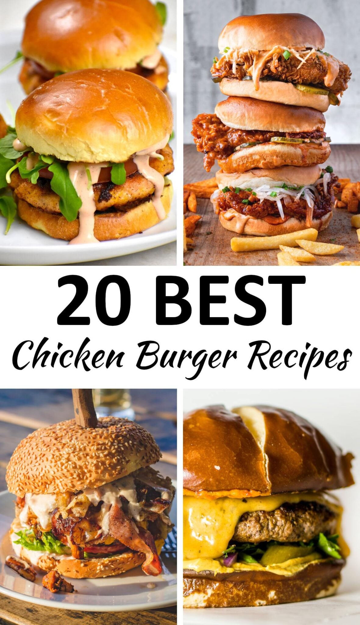 The 20 BEST Chicken Burger Recipes - GypsyPlate