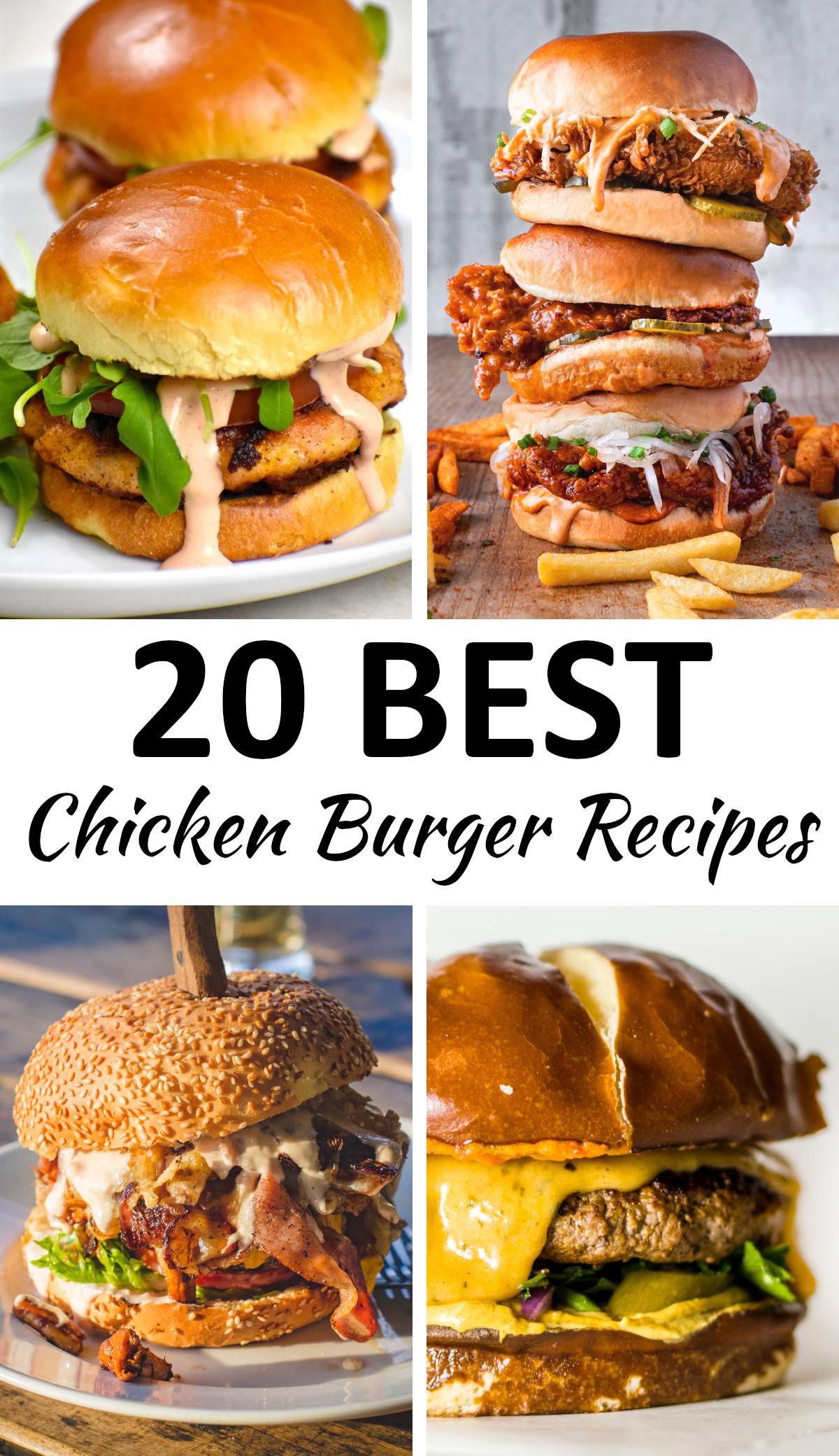 The 20 BEST Chicken Burger Recipes - GypsyPlate