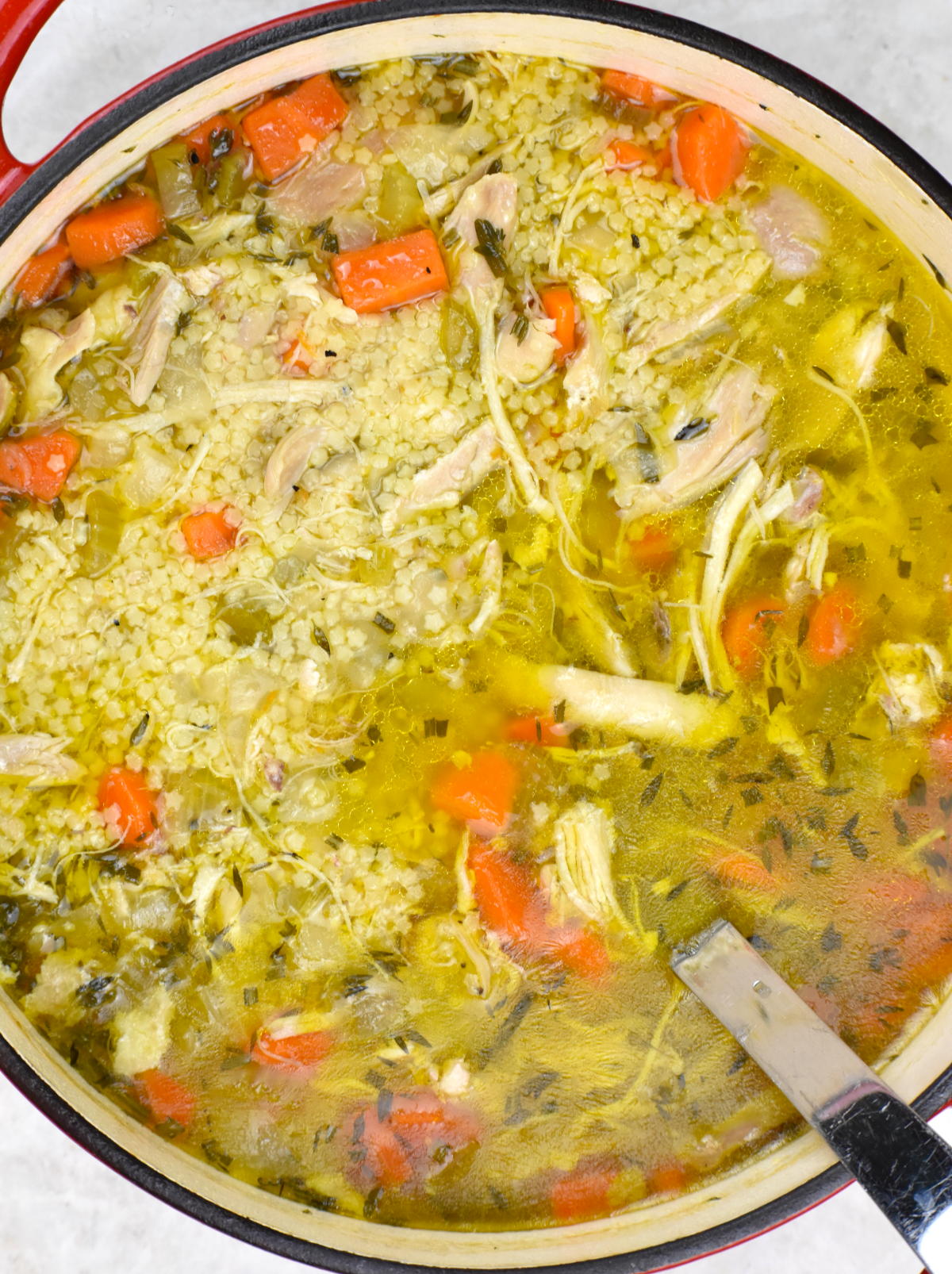 Chicken Pastina Soup (Chicken and Stars)