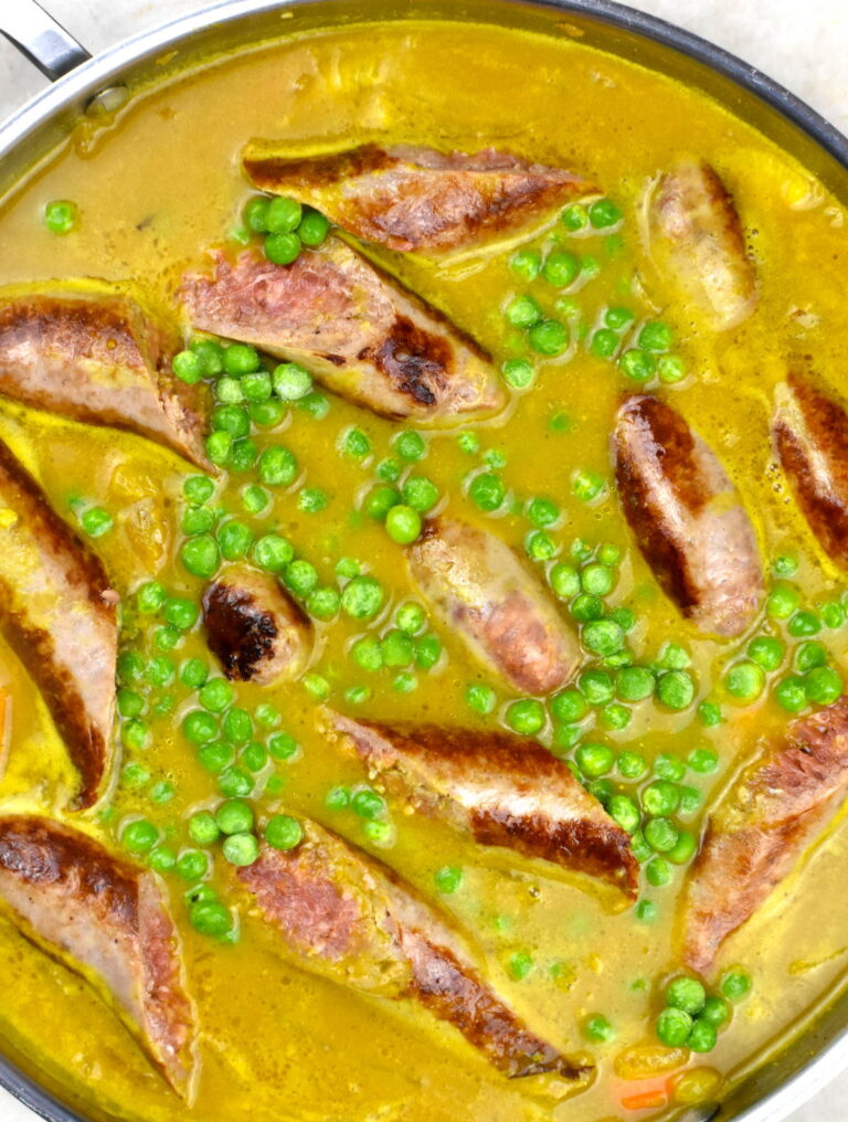 Australian Curried Sausages - GypsyPlate