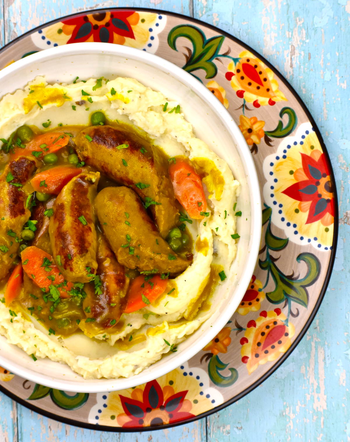 Australian Curried Sausages - GypsyPlate