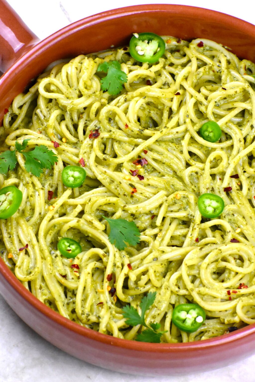 Espagueti Verde (Mexican Green Spaghetti) - GypsyPlate
