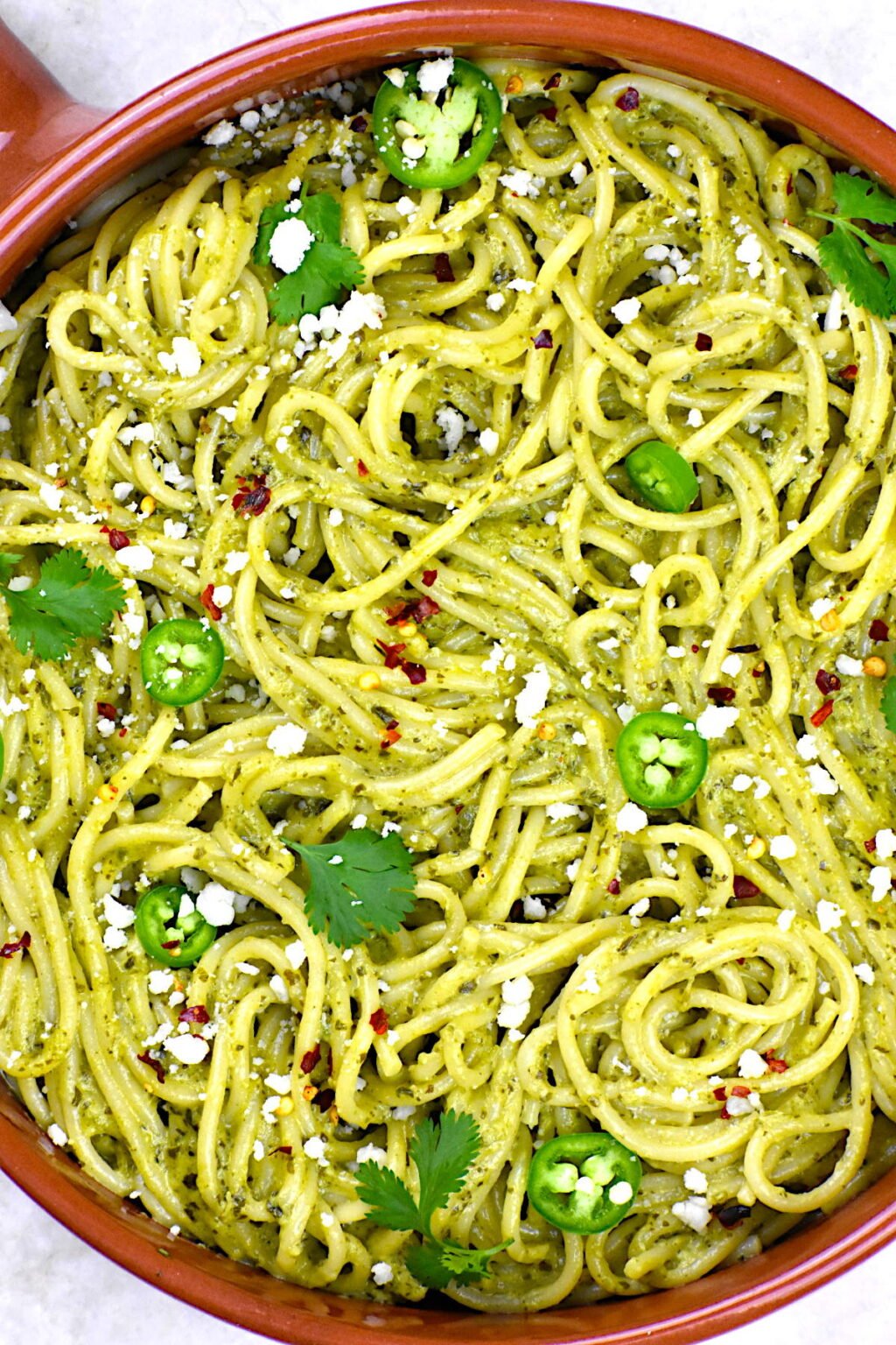 Espagueti Verde (Mexican Green Spaghetti) - GypsyPlate