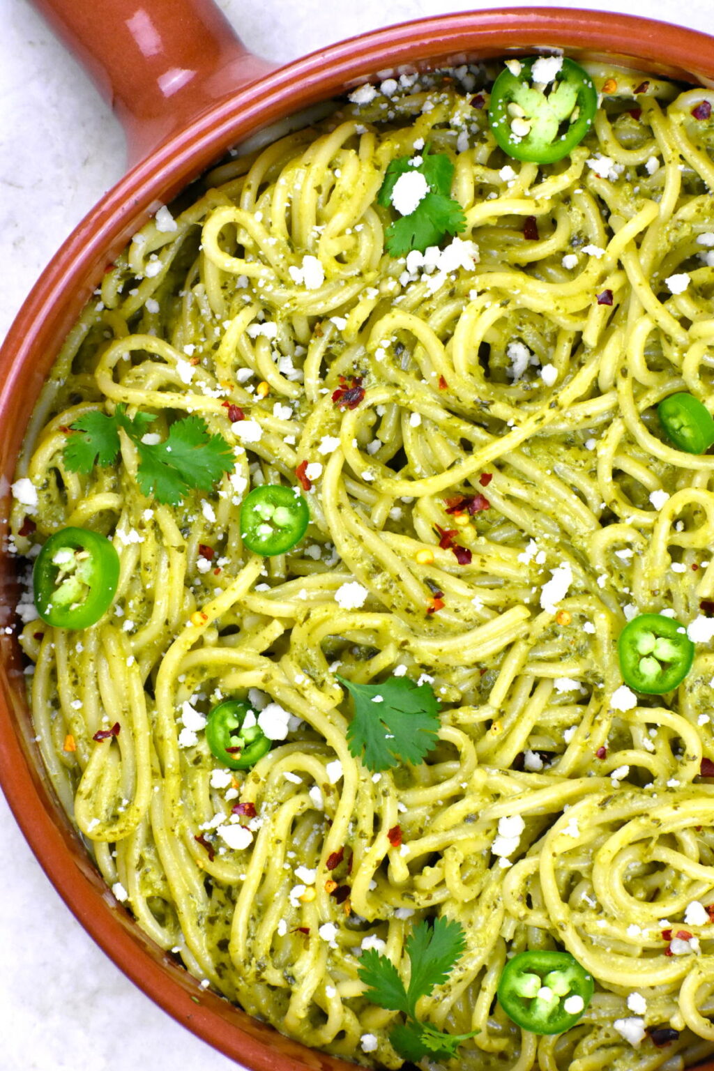 Espagueti Verde (Mexican Green Spaghetti) - GypsyPlate