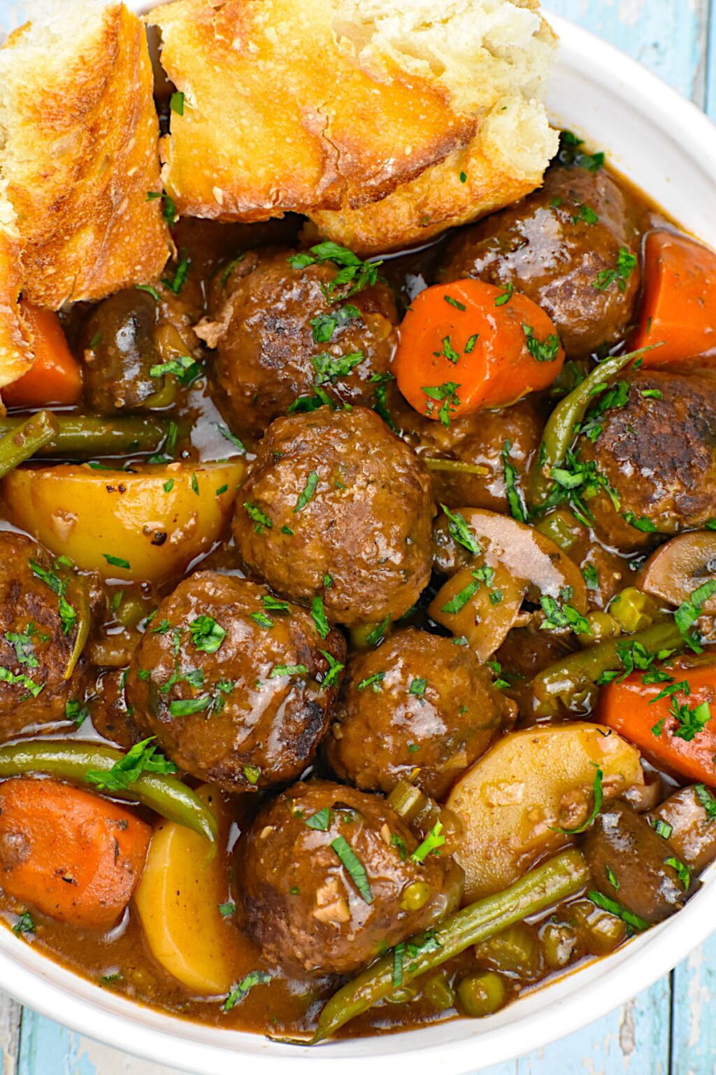 The BEST Meatball Stew - GypsyPlate