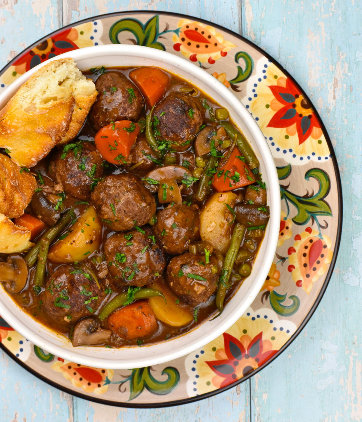 The BEST Meatball Stew - GypsyPlate