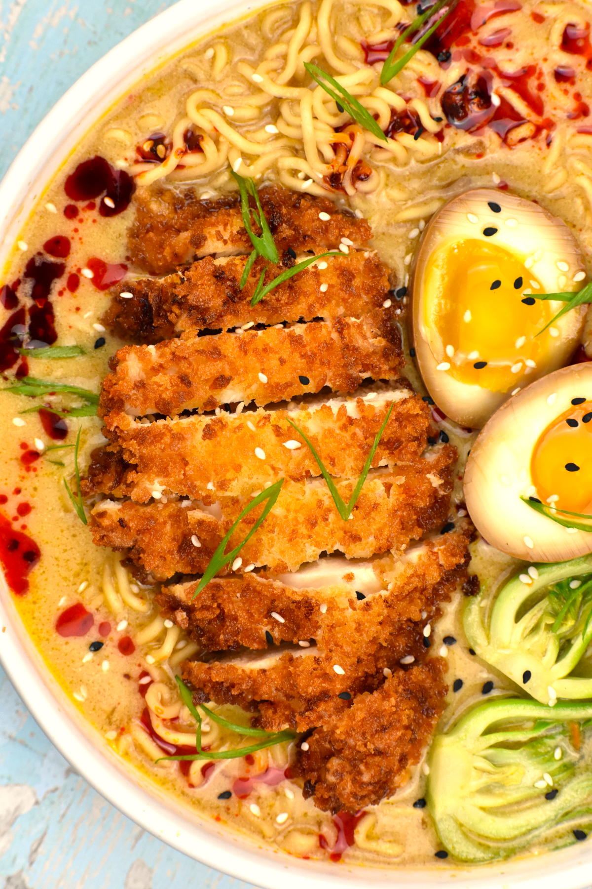 Miso Ramen with Chicken Katsu