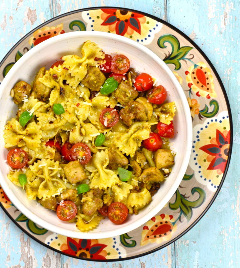 Pesto Chicken Pasta - GypsyPlate