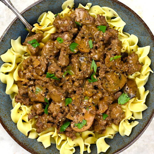 Ground Beef Stroganoff - GypsyPlate