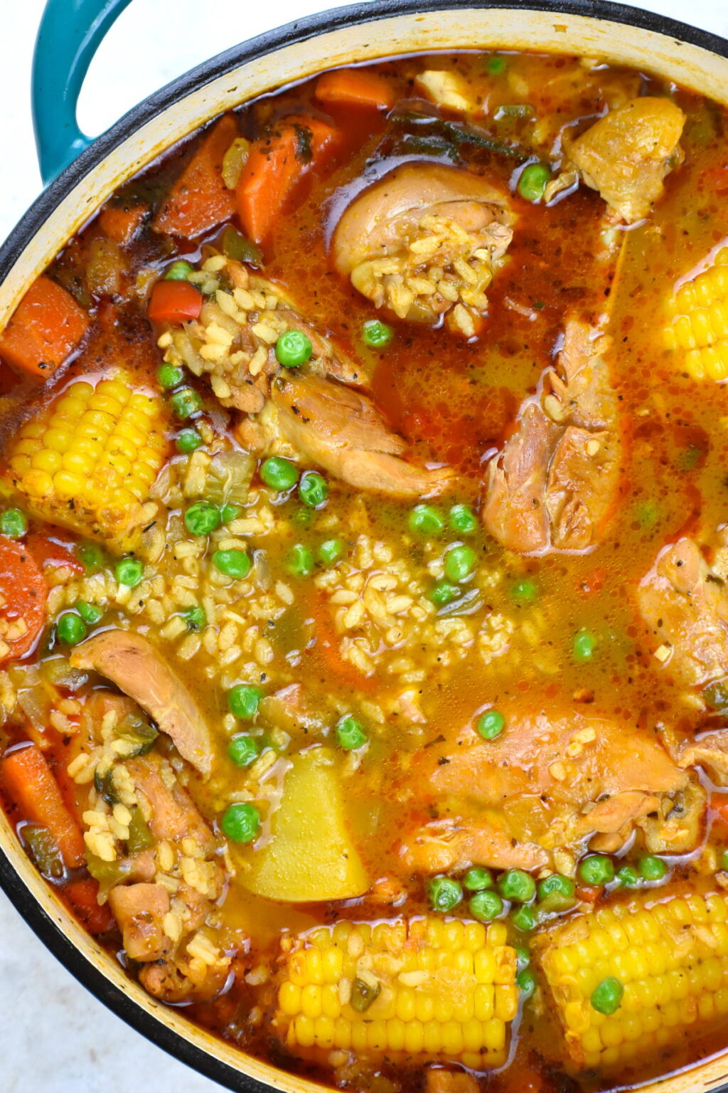 Asopao de Pollo (Chicken & Rice Stew) - GypsyPlate