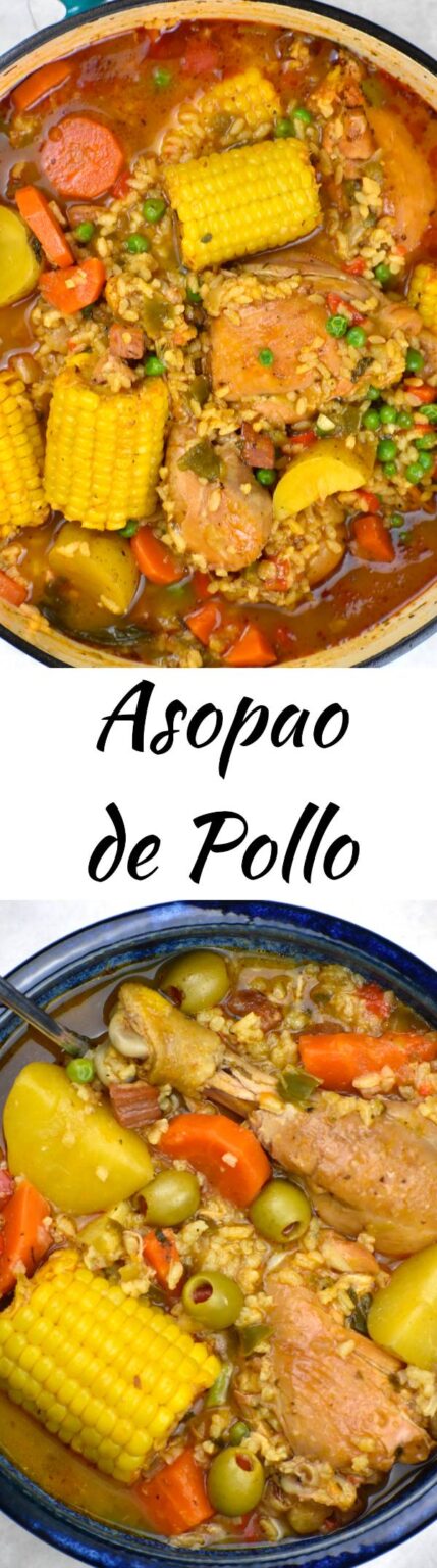 Asopao de Pollo (Chicken & Rice Stew) - GypsyPlate