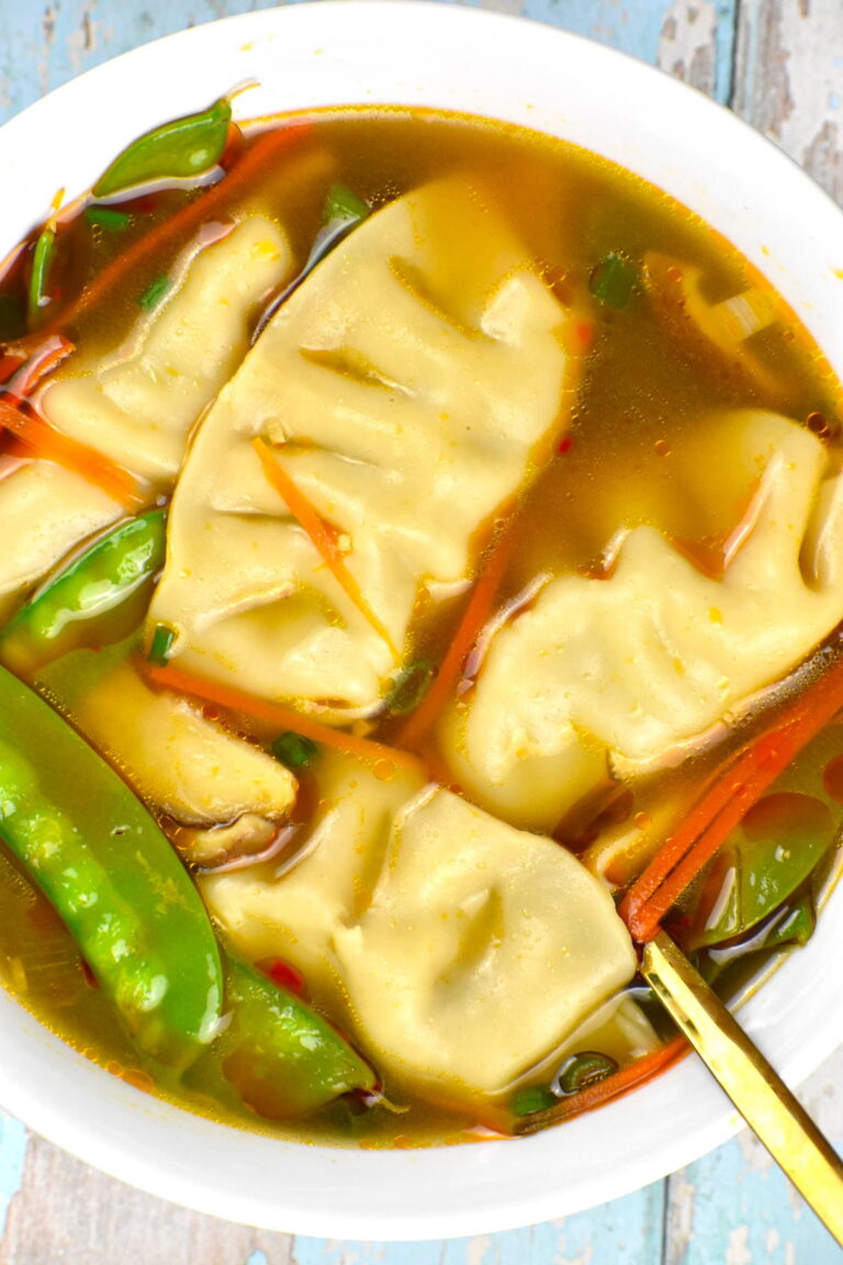 Easy Dumpling Soup - GypsyPlate