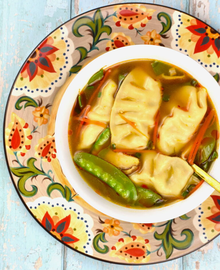 Easy Dumpling Soup - GypsyPlate