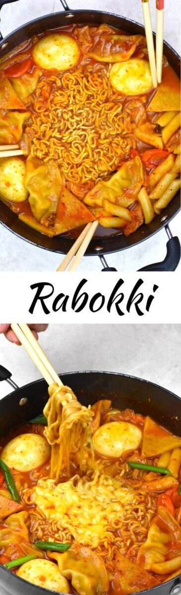 Rabokki (Tteokbokki with Ramen) - GypsyPlate