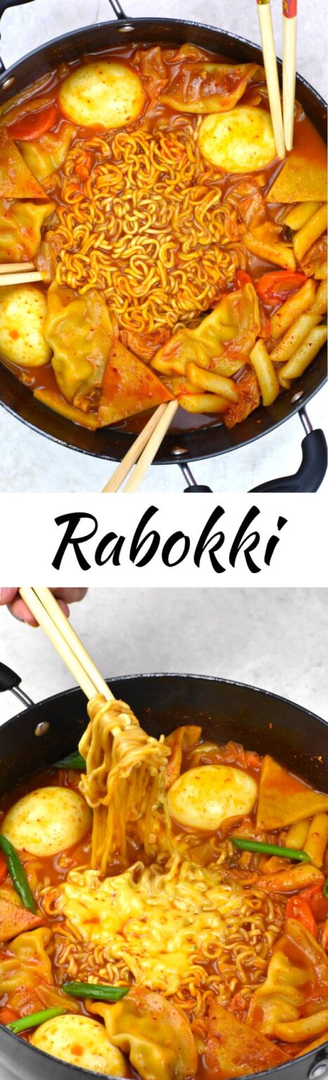 Rabokki (Tteokbokki with Ramen) - GypsyPlate