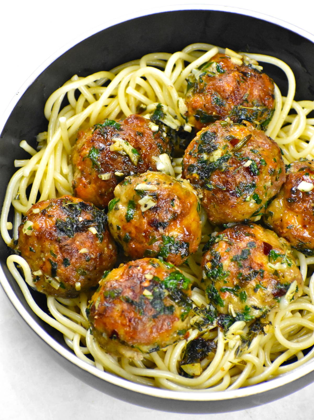 Garlic Butter Turkey Meatballs - GypsyPlate