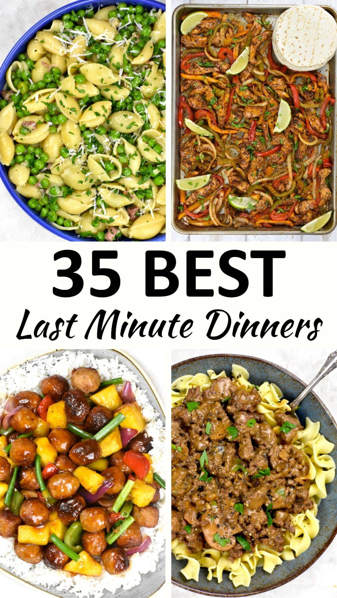 The 35 BEST Last Minute Dinner Ideas - GypsyPlate