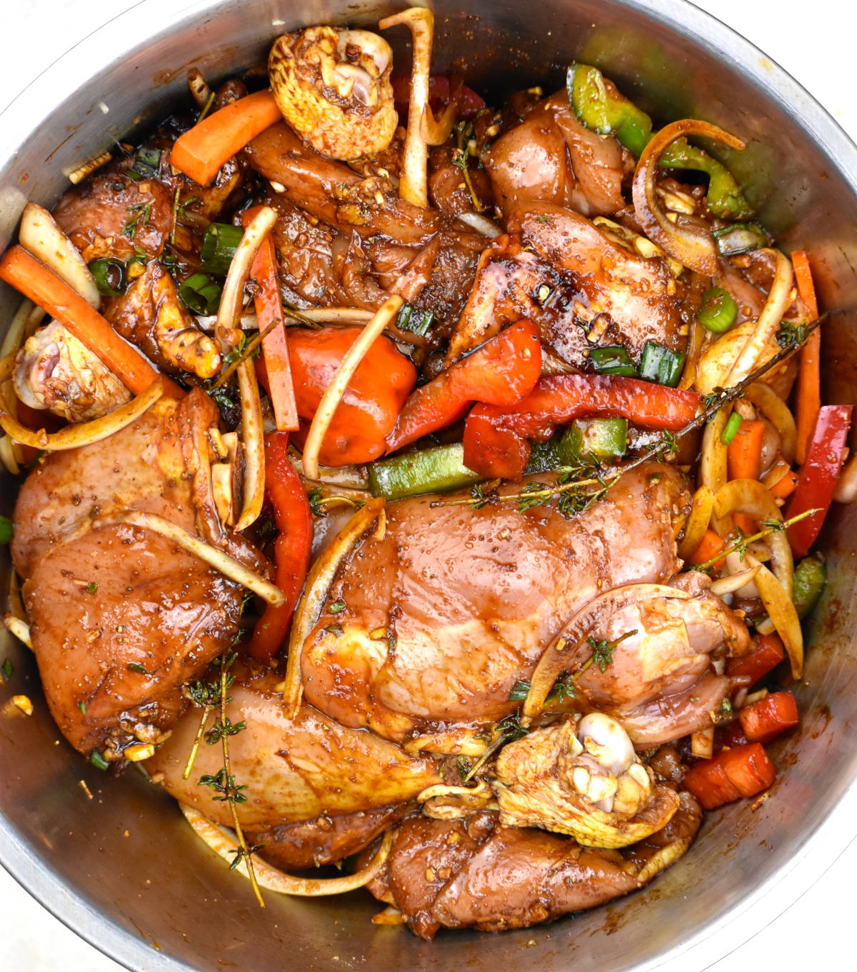 Jamaican Brown Stew Chicken - GypsyPlate