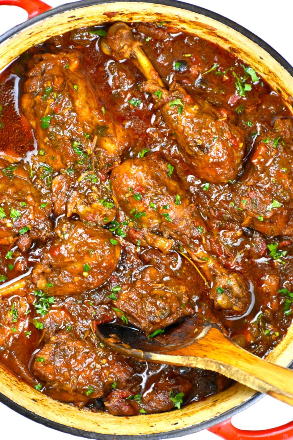 Jamaican Brown Stew Chicken - GypsyPlate