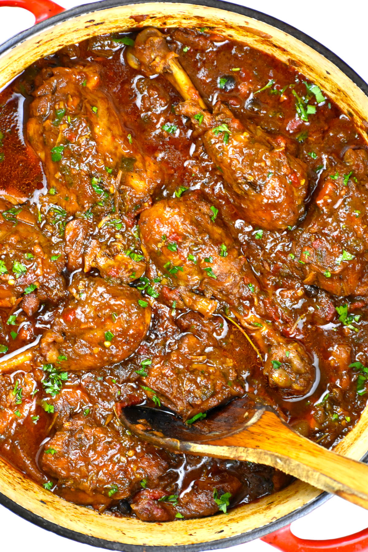 Jamaican Brown Stew Chicken - GypsyPlate