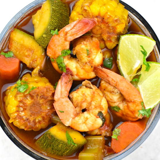 Caldo De Camaron (Mexican Shrimp Soup) - GypsyPlate