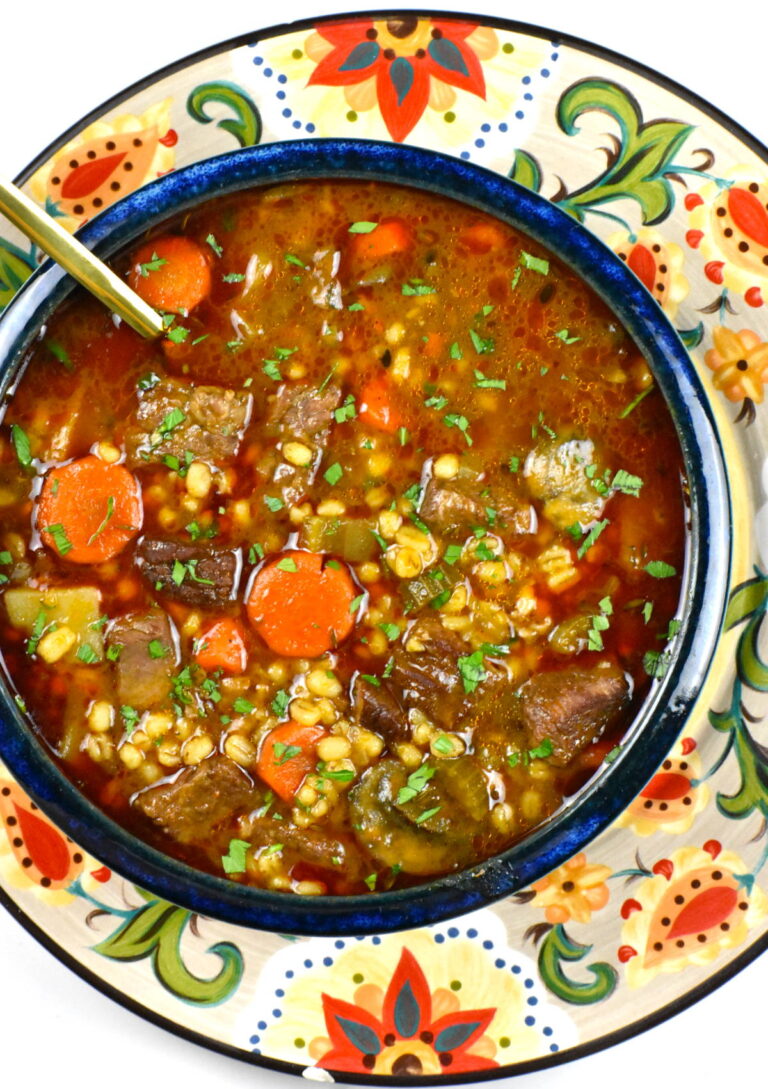 Beef Barley Soup - GypsyPlate
