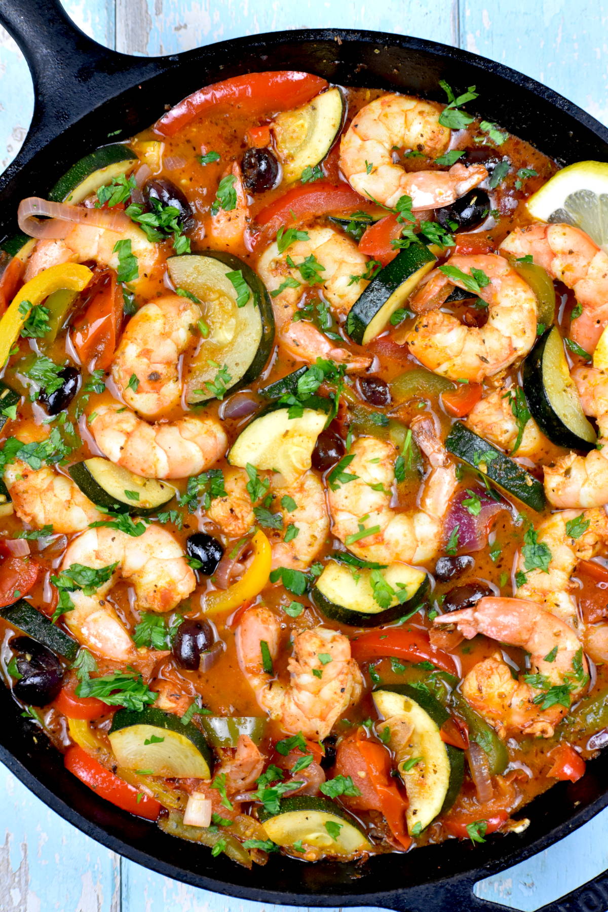 Mediterranean Shrimp Skillet - GypsyPlate