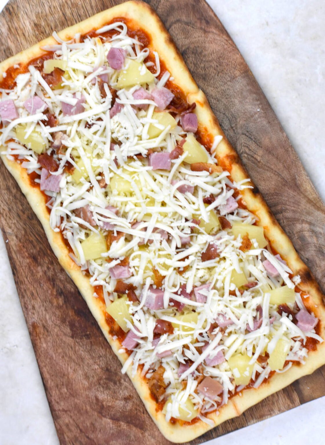 Hawaiian Flatbread Pizza - GypsyPlate