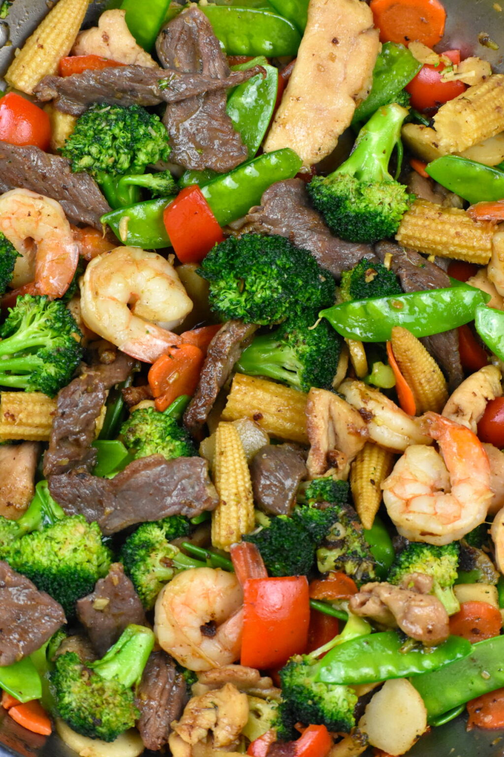 Chinese Restaurant Happy Family Stir Fry - GypsyPlate