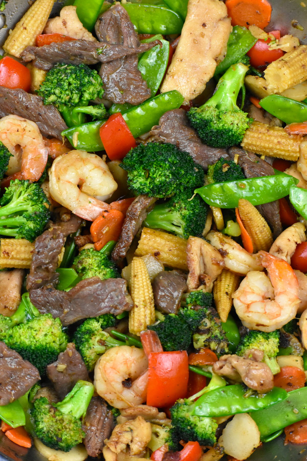 Chinese Restaurant Happy Family Stir Fry - GypsyPlate