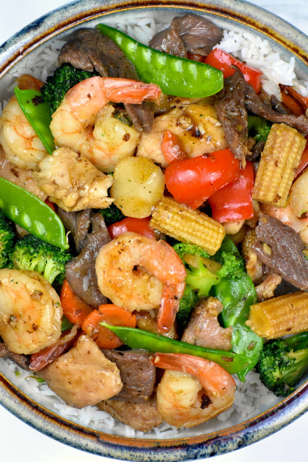 Chinese Restaurant Happy Family Stir Fry - GypsyPlate