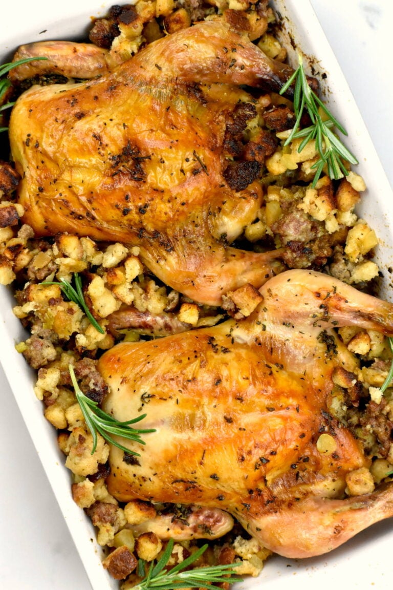 Stuffed Cornish Hens - GypsyPlate