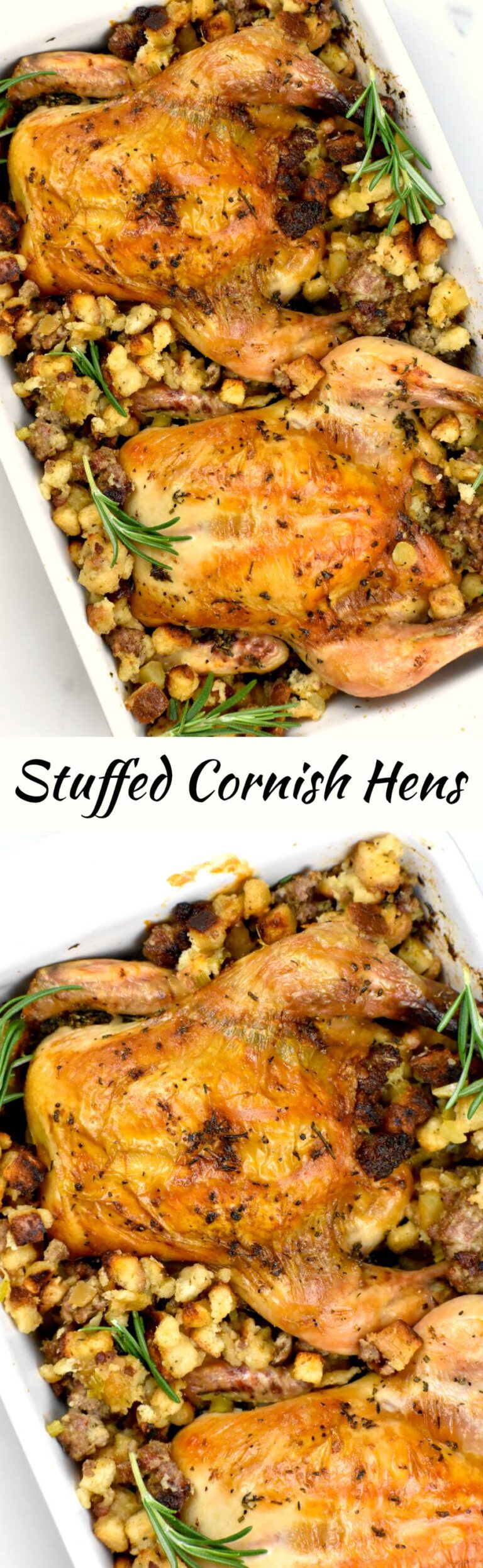 Stuffed Cornish Hens - GypsyPlate