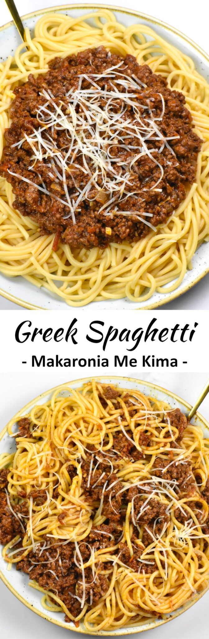 Makaronia Me Kima (Greek Spaghetti With Meat Sauce) - GypsyPlate