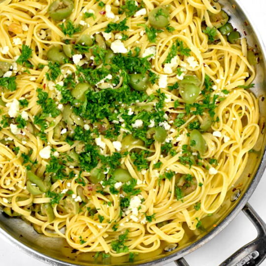 Dirty Martini Pasta 🍸 - GypsyPlate